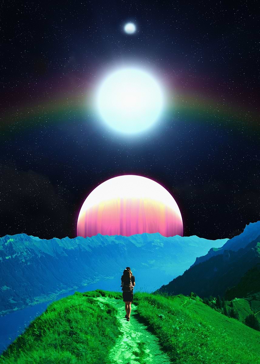 'New Sun' Poster, picture, metal print, paint by Visions of Elvedon ...