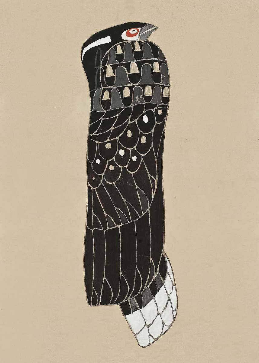 'Bird from the Frieze' Poster, picture, metal print, paint by NOVO ...