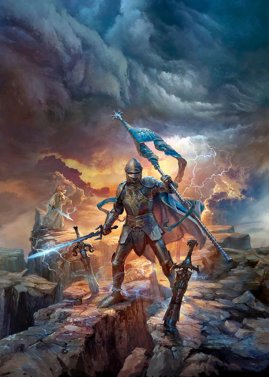 'stormlight ' Poster, picture, metal print, paint by Keny Rock | Displate