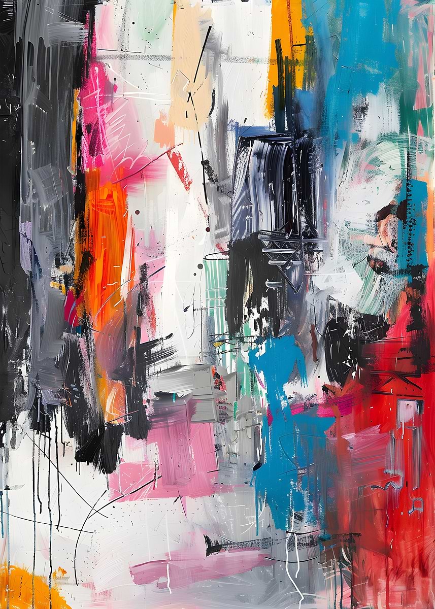 'Abstract Expressionism' Poster, picture, metal print, paint by Poster ...