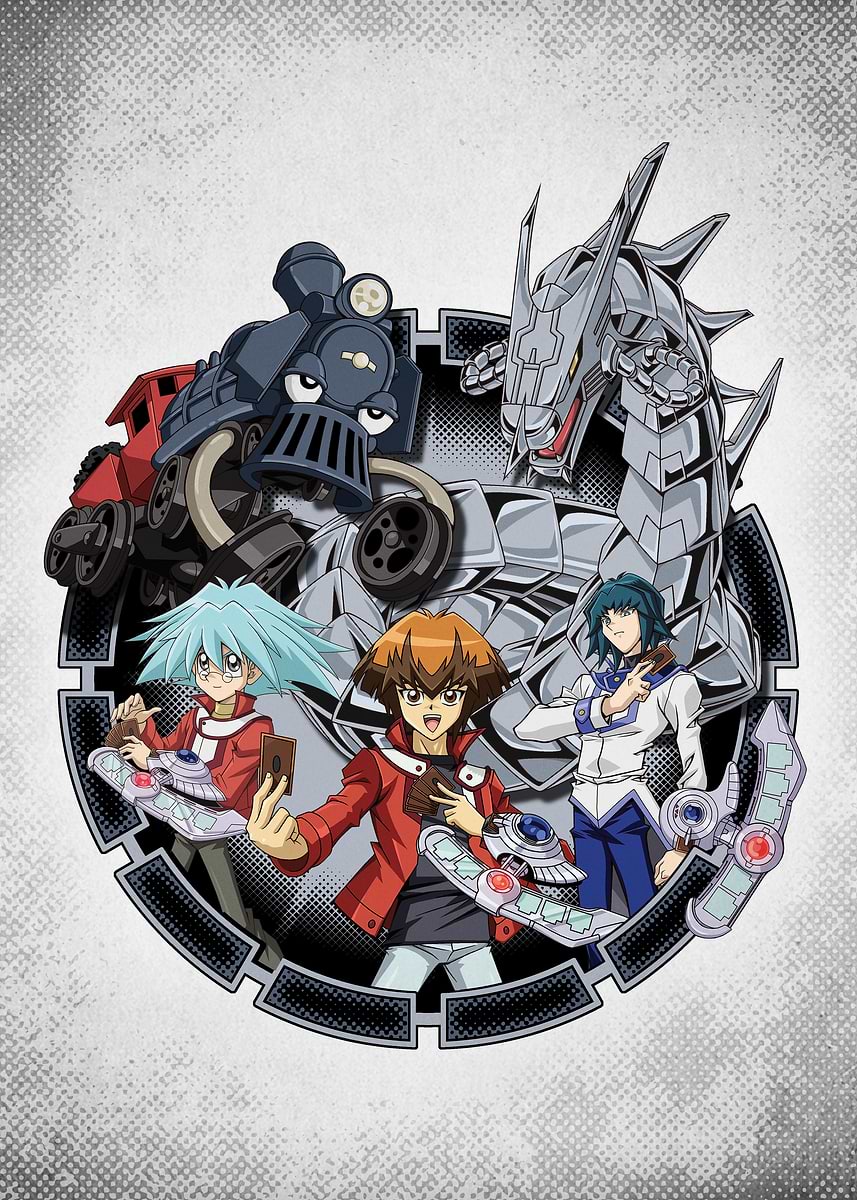 'Jaden and the Truesdales' Poster, picture, metal print, paint by Yu-Gi ...