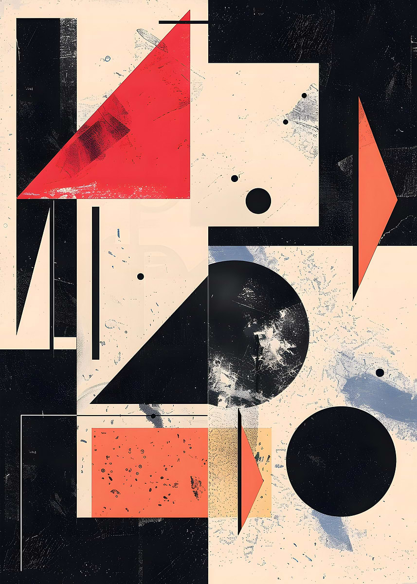 'Abstract Expressionism' Poster, picture, metal print, paint by Poster ...