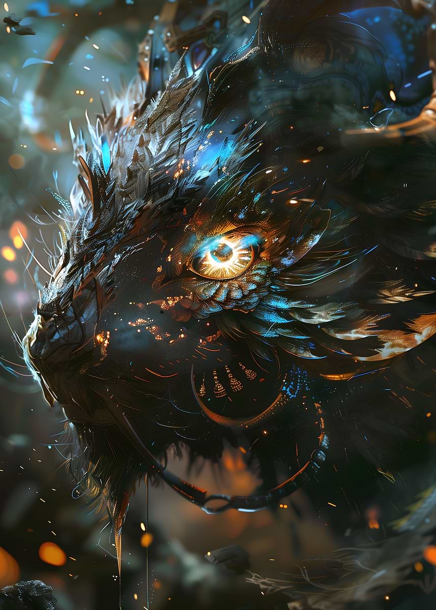 'Mythical Creature' Poster, picture, metal print, paint by Elipscease ...