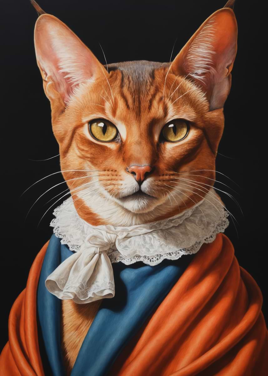 'Abyssinian' Poster, picture, metal print, paint by Full Metal Murals ...