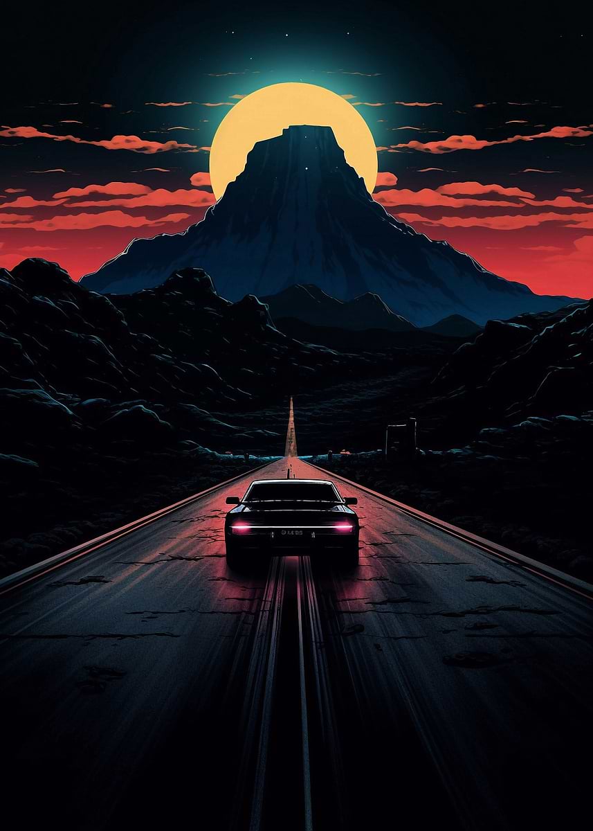 'A car Apollo N' Poster, picture, metal print, paint by Zaina Stokes ...