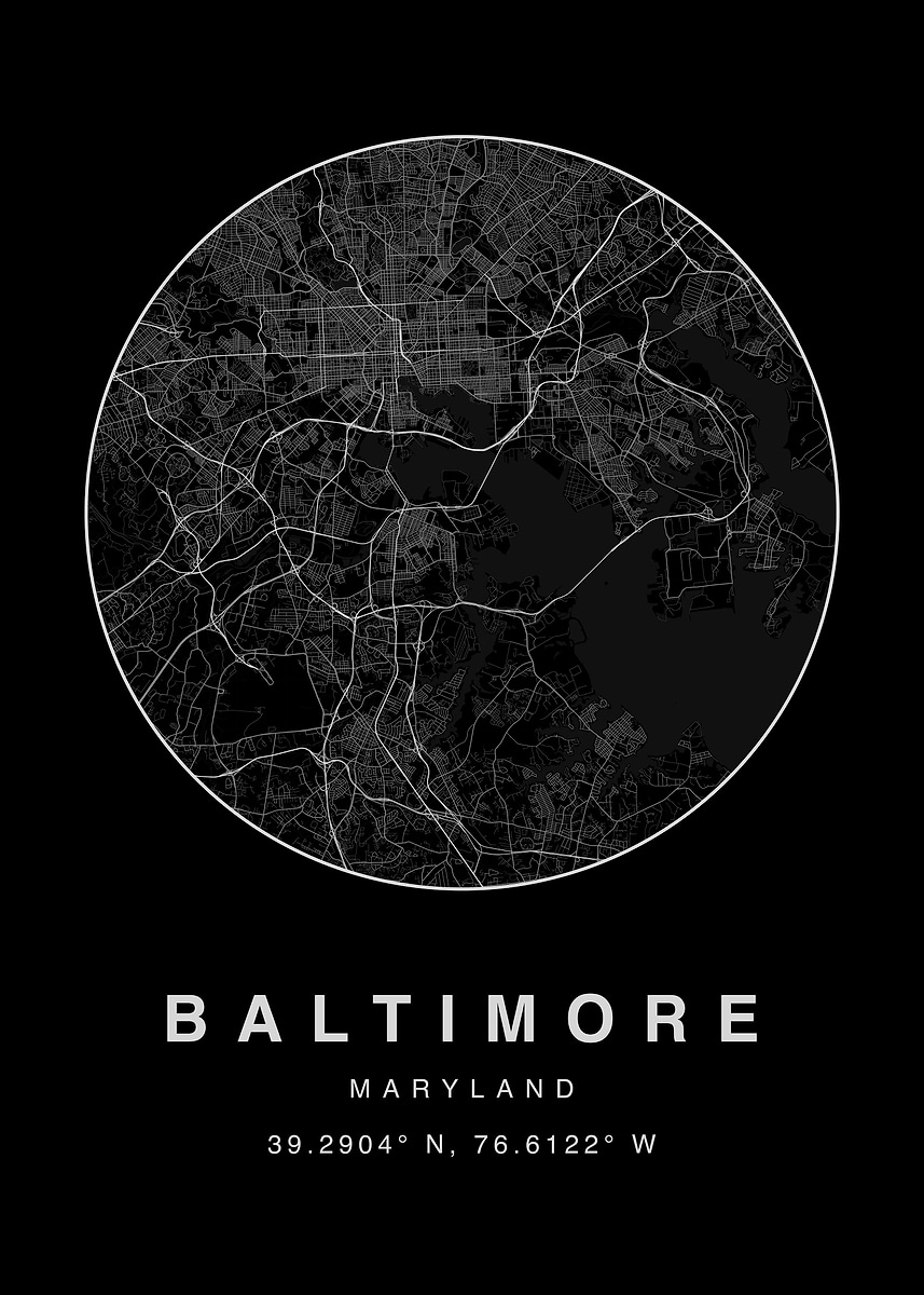 'Baltimore' Poster, picture, metal print, paint by Notorious ...