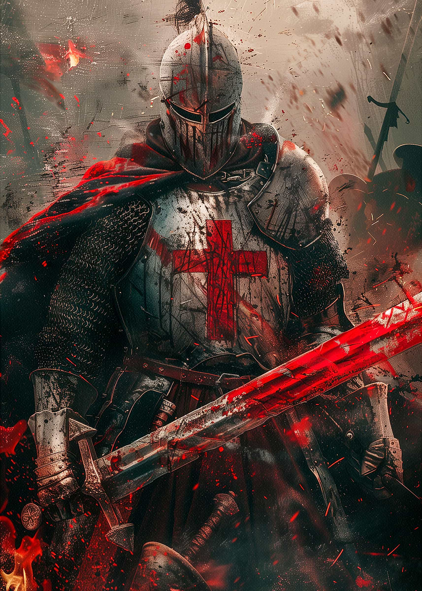 'Crusade Conquest' Poster, picture, metal print, paint by The creative ...