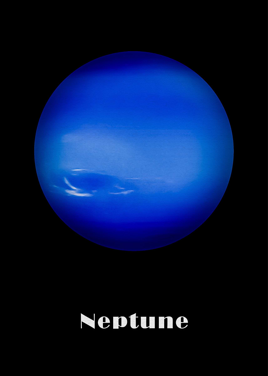 'Neptune' Poster, picture, metal print, paint by NuMaNi Art | Displate