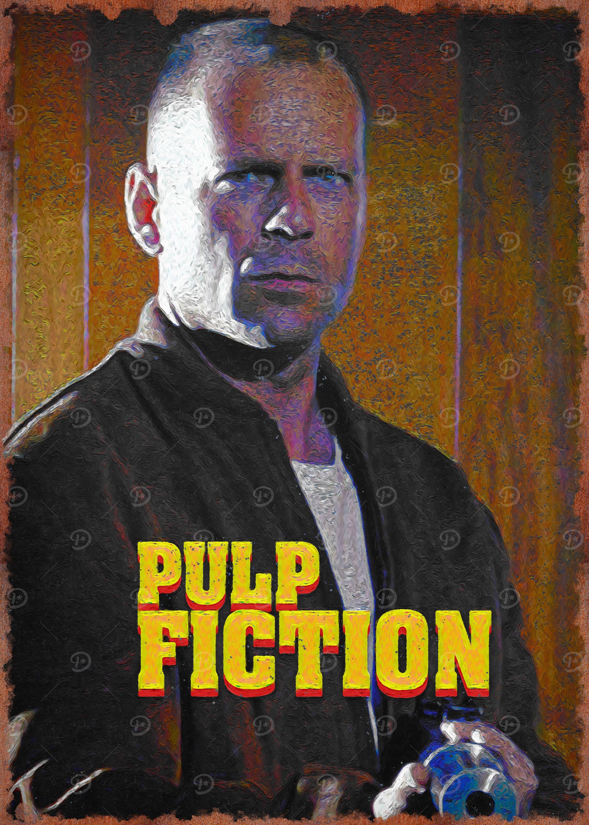 'pulp fiction butch' Poster, picture, metal print, paint by Alchemy ...