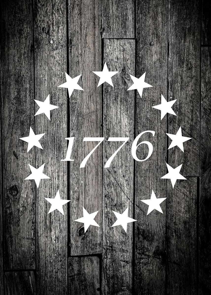 '1776' Poster, picture, metal print, paint by Chuck Grahofke | Displate