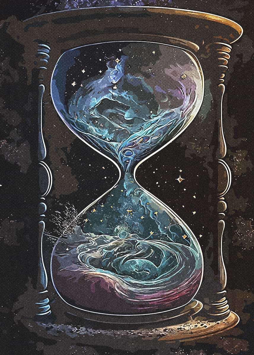 'Time Space' Poster, picture, metal print, paint by Fanth | Displate