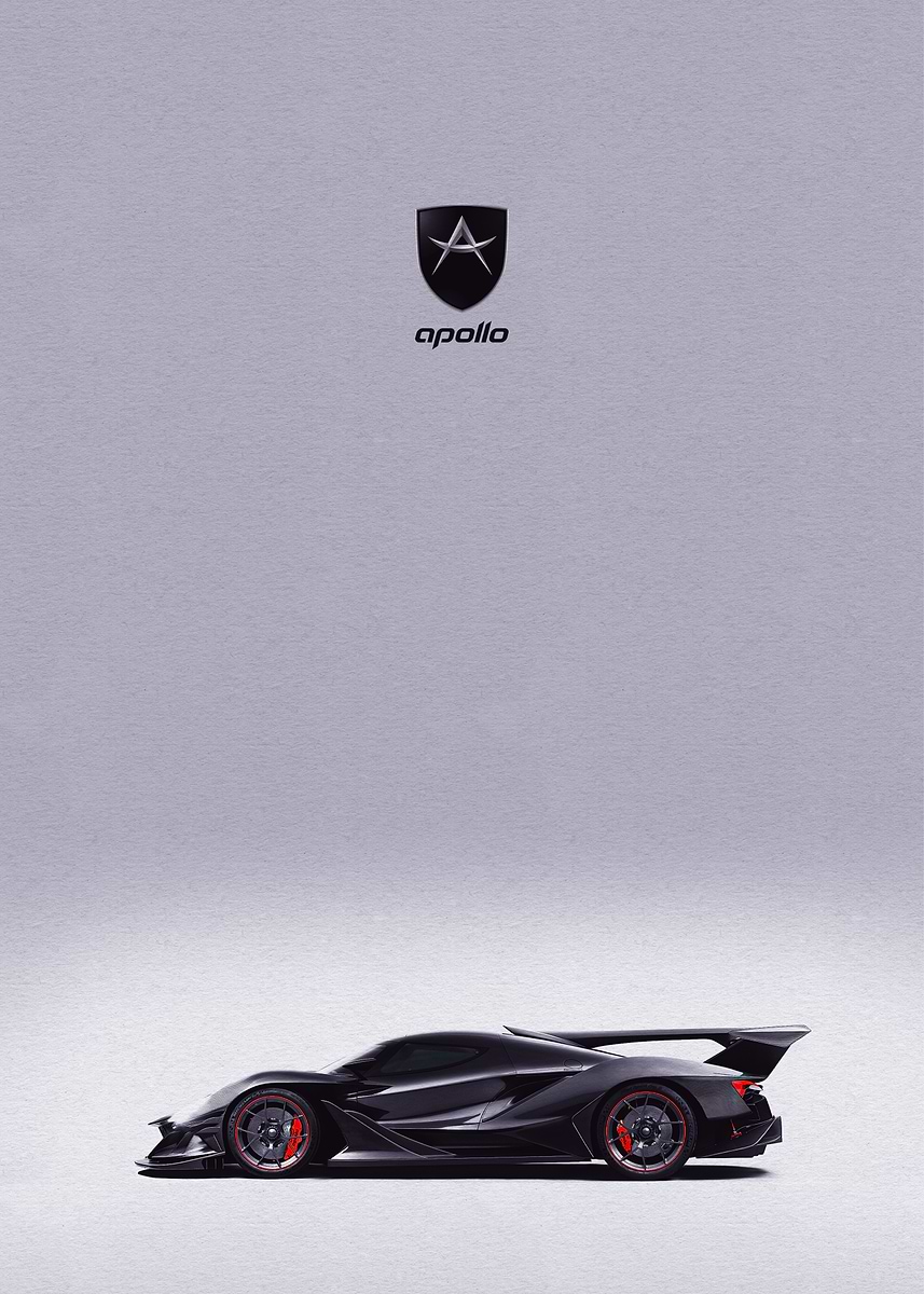 'Apollo IE Hypercar' Poster, picture, metal print, paint by Lee Rocks ...