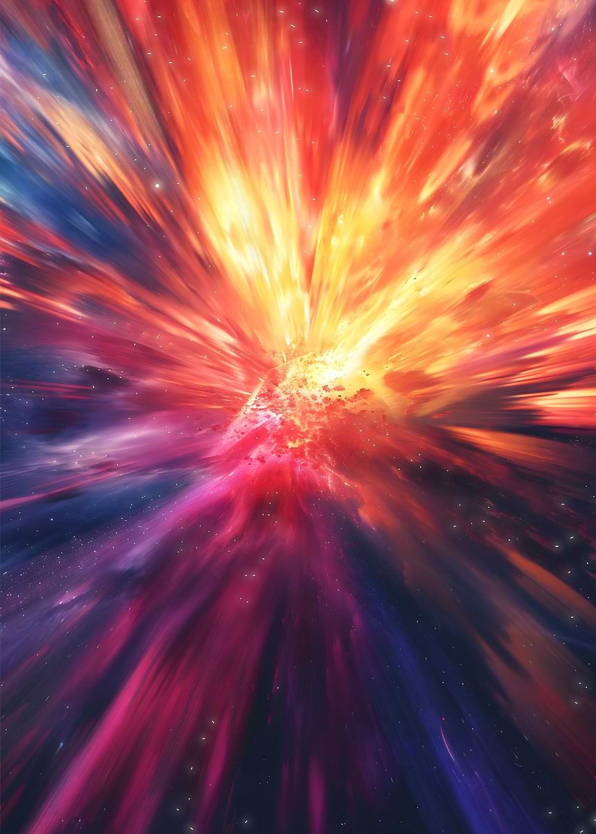 'Supernova Explosion' Poster, picture, metal print, paint by THEXYIA ...