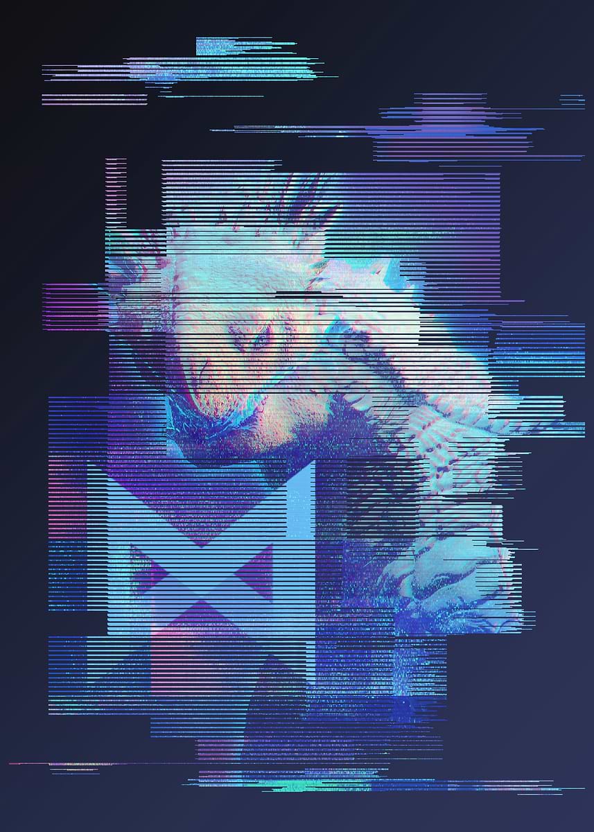 'Shimo Neon' Poster, picture, metal print, paint by Godzilla x Kong ...