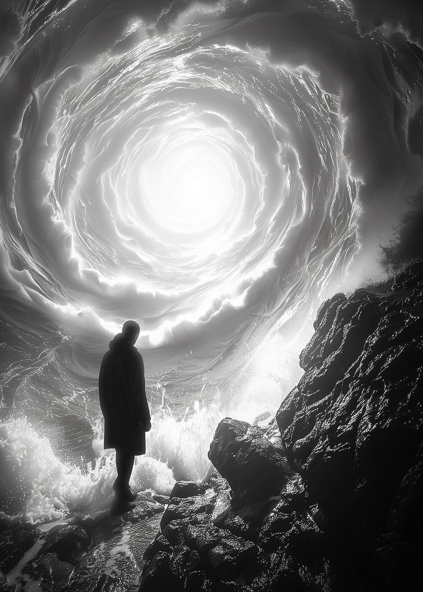 'Into the Light' Poster, picture, metal print, paint by Undermountain ...