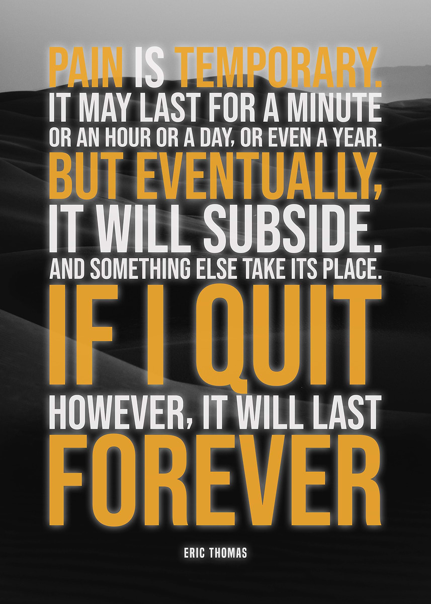 'Erick Thomas Motivational' Poster, picture, metal print, paint by ...