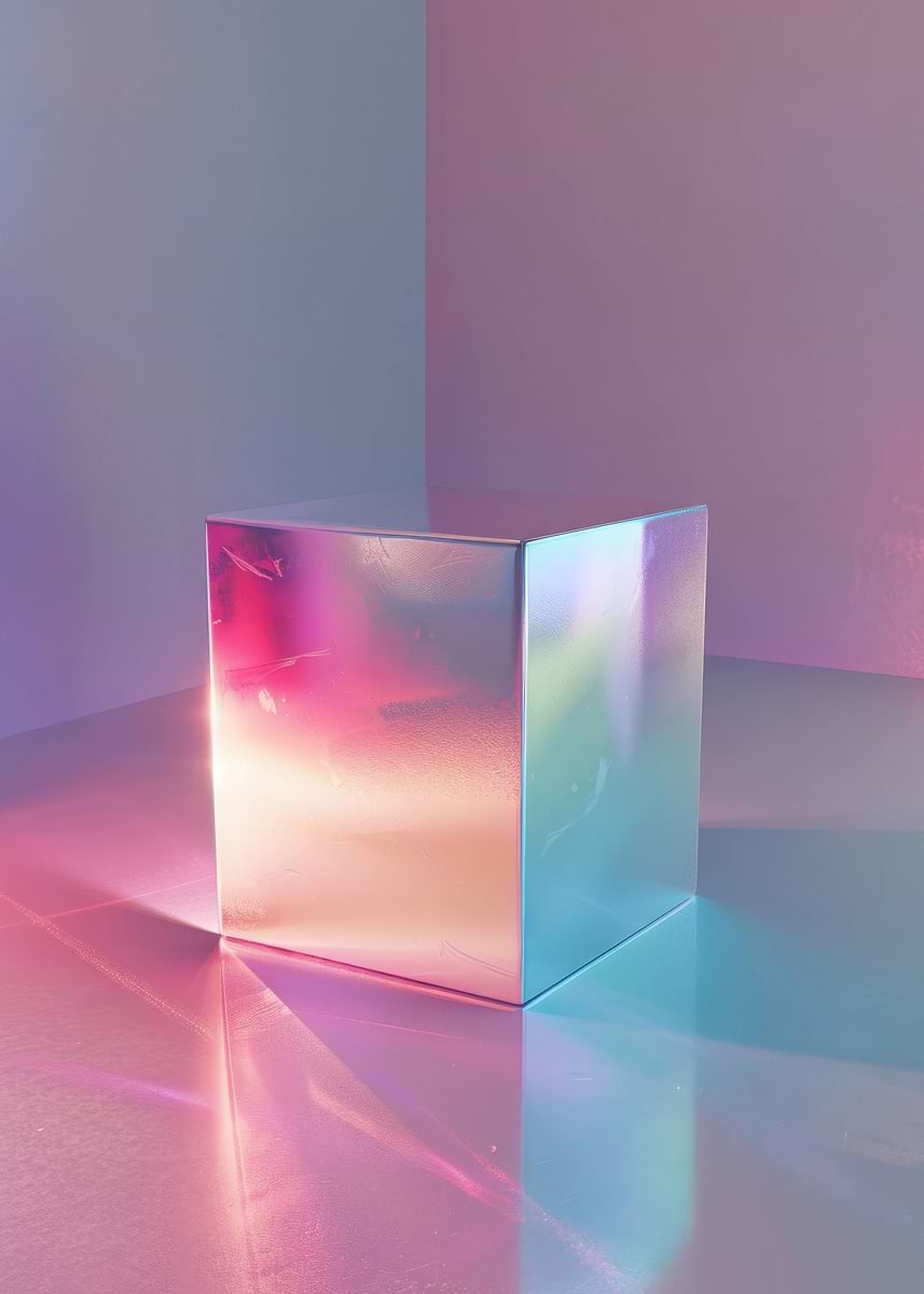 '3D Pastel Shape' Poster, picture, metal print, paint by Adam Reed ...
