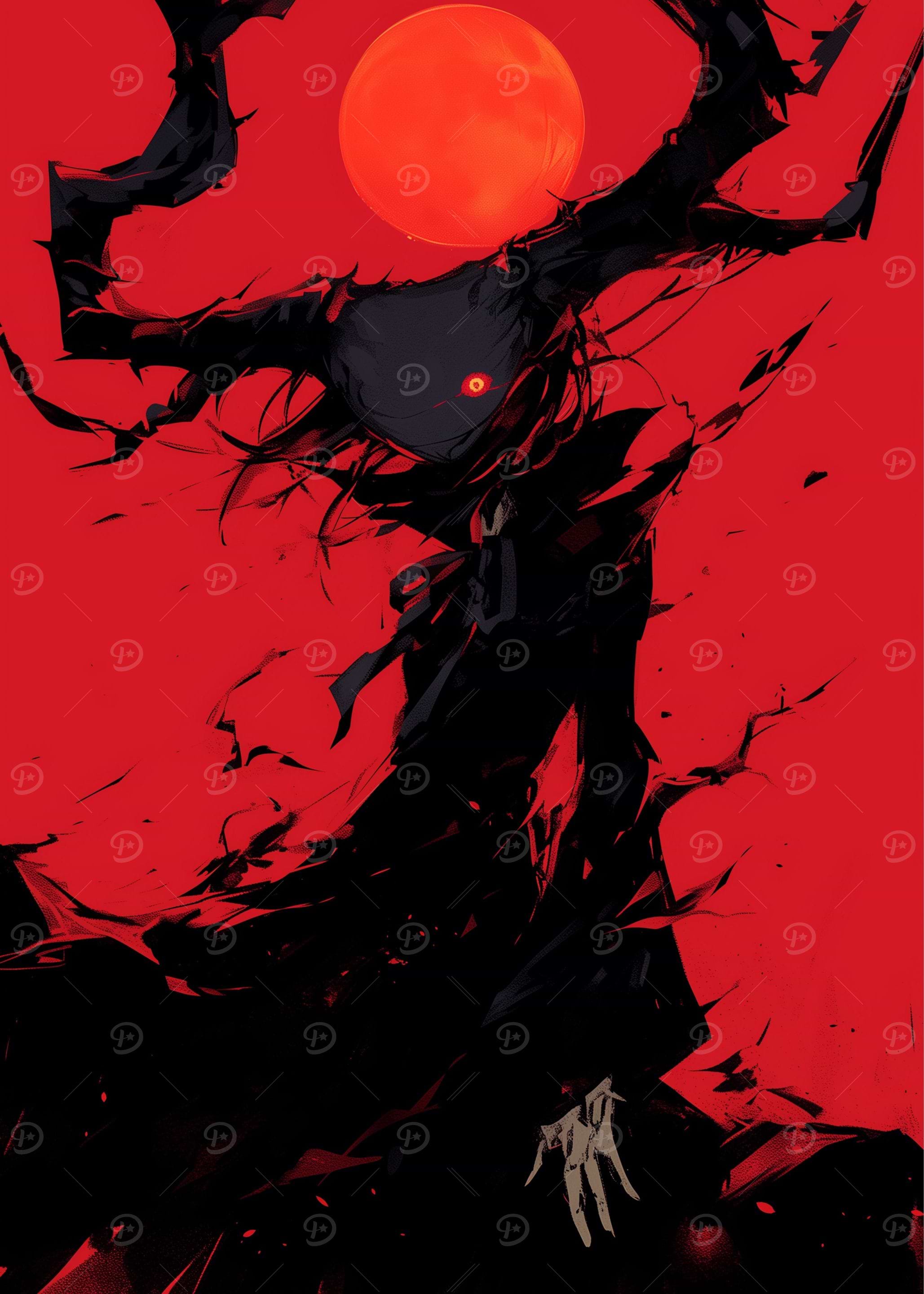 'Demon' Poster, picture, metal print, paint by Tomorrow Artz | Displate