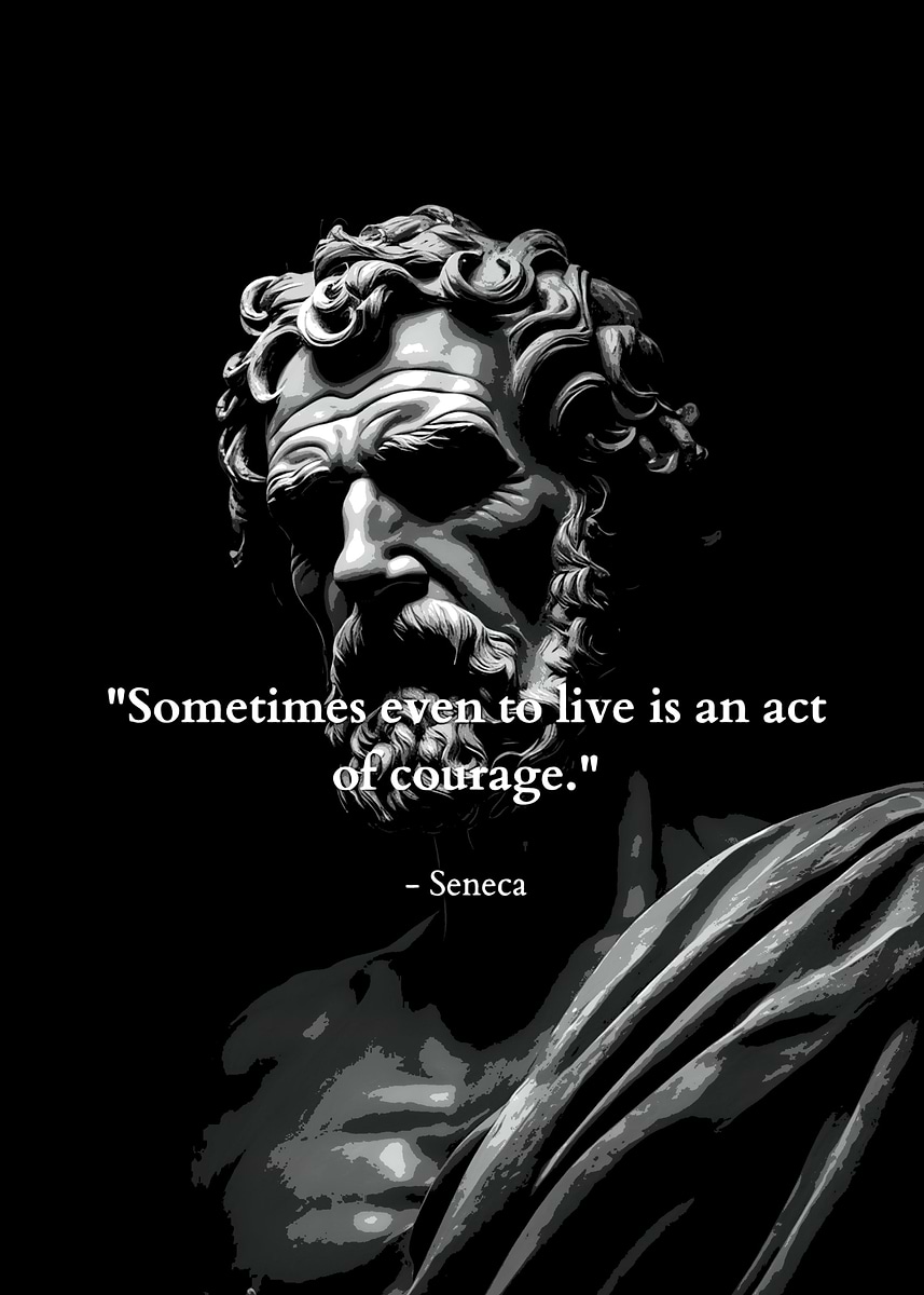 'Seneca ' Poster, picture, metal print, paint by TARA ART | Displate