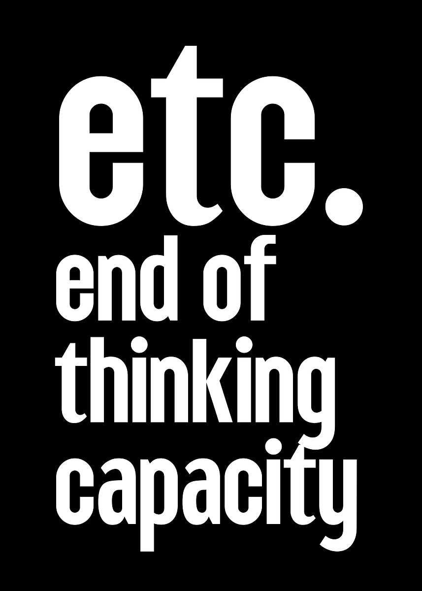 'Etc' Poster, picture, metal print, paint by Nae | Displate