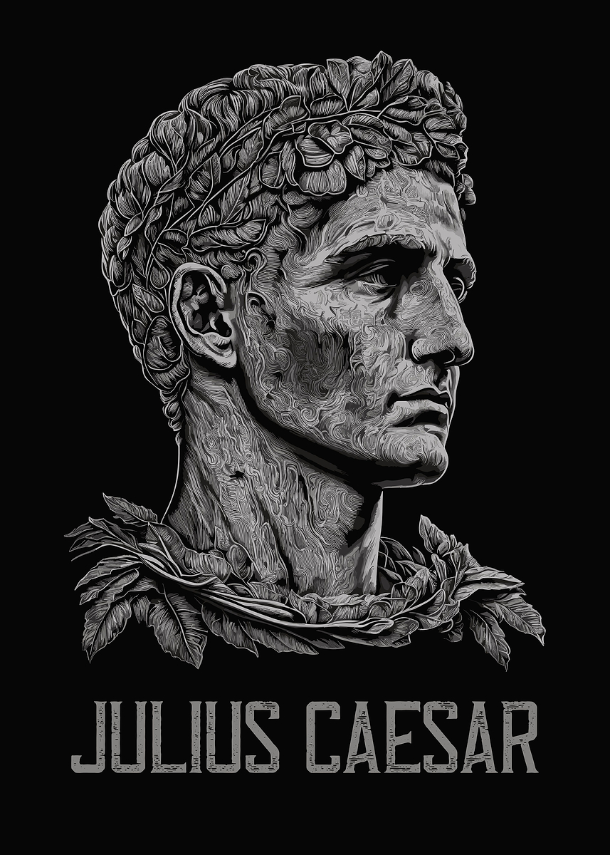 'Julius Caesar' Poster, picture, metal print, paint by Mesh | Displate