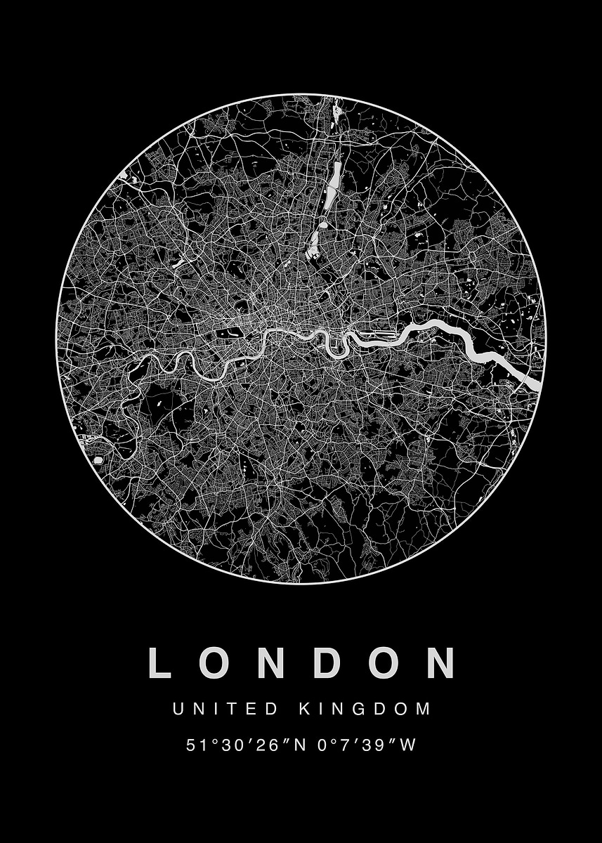 'London' Poster, picture, metal print, paint by Notorious Productions ...