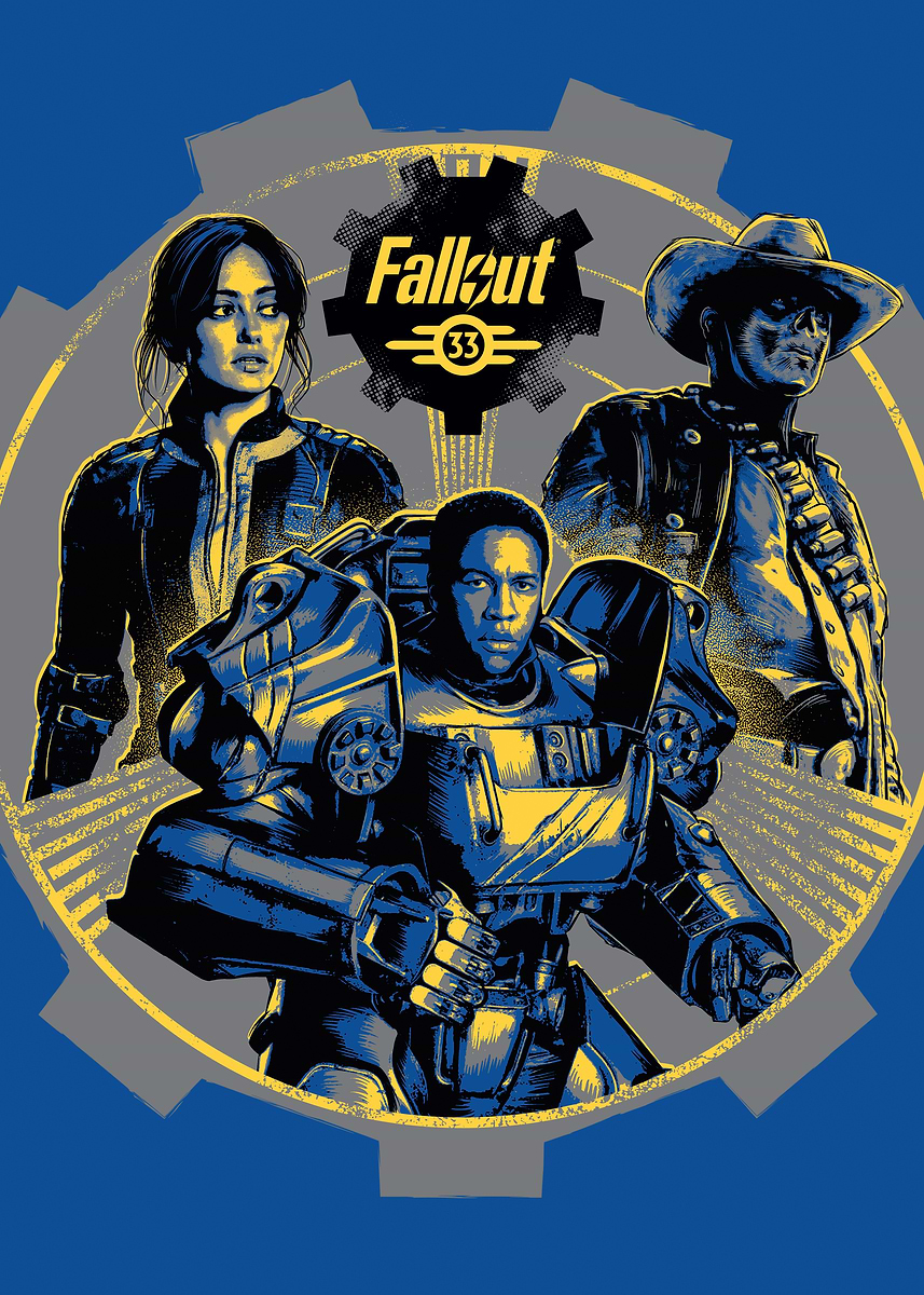 'Fallout Protagonists' Poster, picture, metal print, paint by Fallout ...