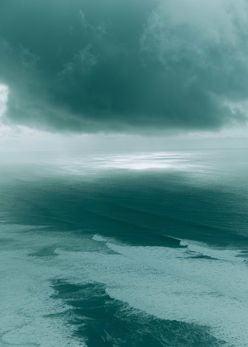 'Feeling Blue' Poster, picture, metal print, paint by Hannah | Displate