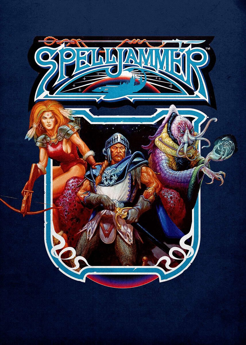 'D&D Spelljammer' Poster, picture, metal print, paint by Dungeons and ...