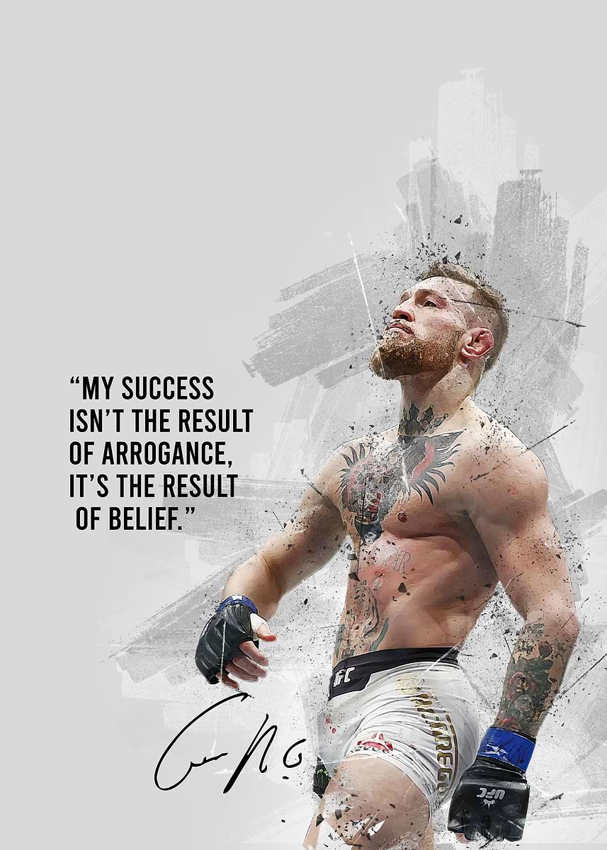 'Conor McGregor ' Poster, picture, metal print, paint by Tina Sophia ...