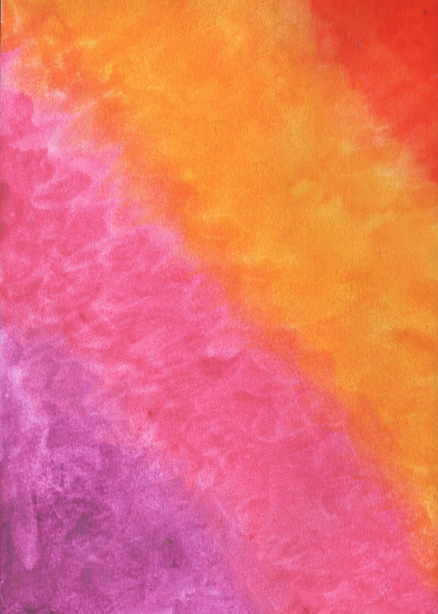 'Orange Raspberry Slush' Poster, picture, metal print, paint by ...