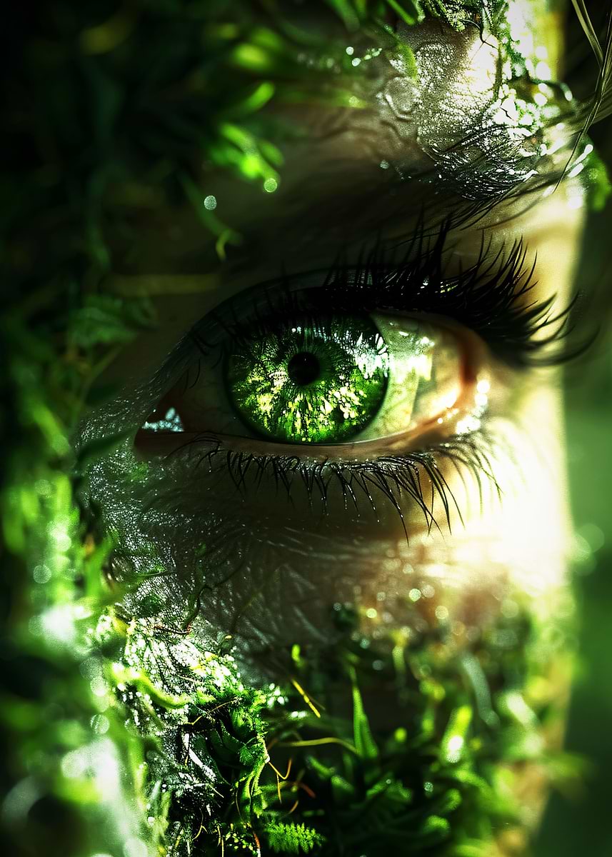 'Nature Eye' Poster, picture, metal print, paint by Undermountain ...
