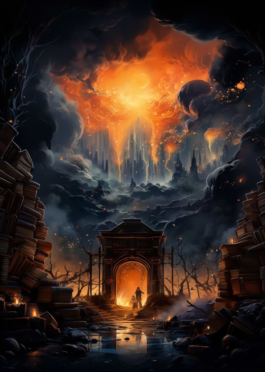 'Knowledge is power' Poster, picture, metal print, paint by Yuki | Displate