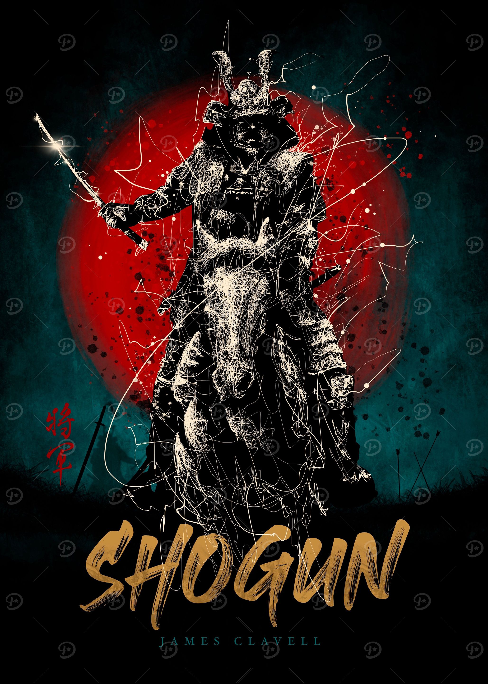 'SHOGUN' Poster, picture, metal print, paint by yunur mawan | Displate