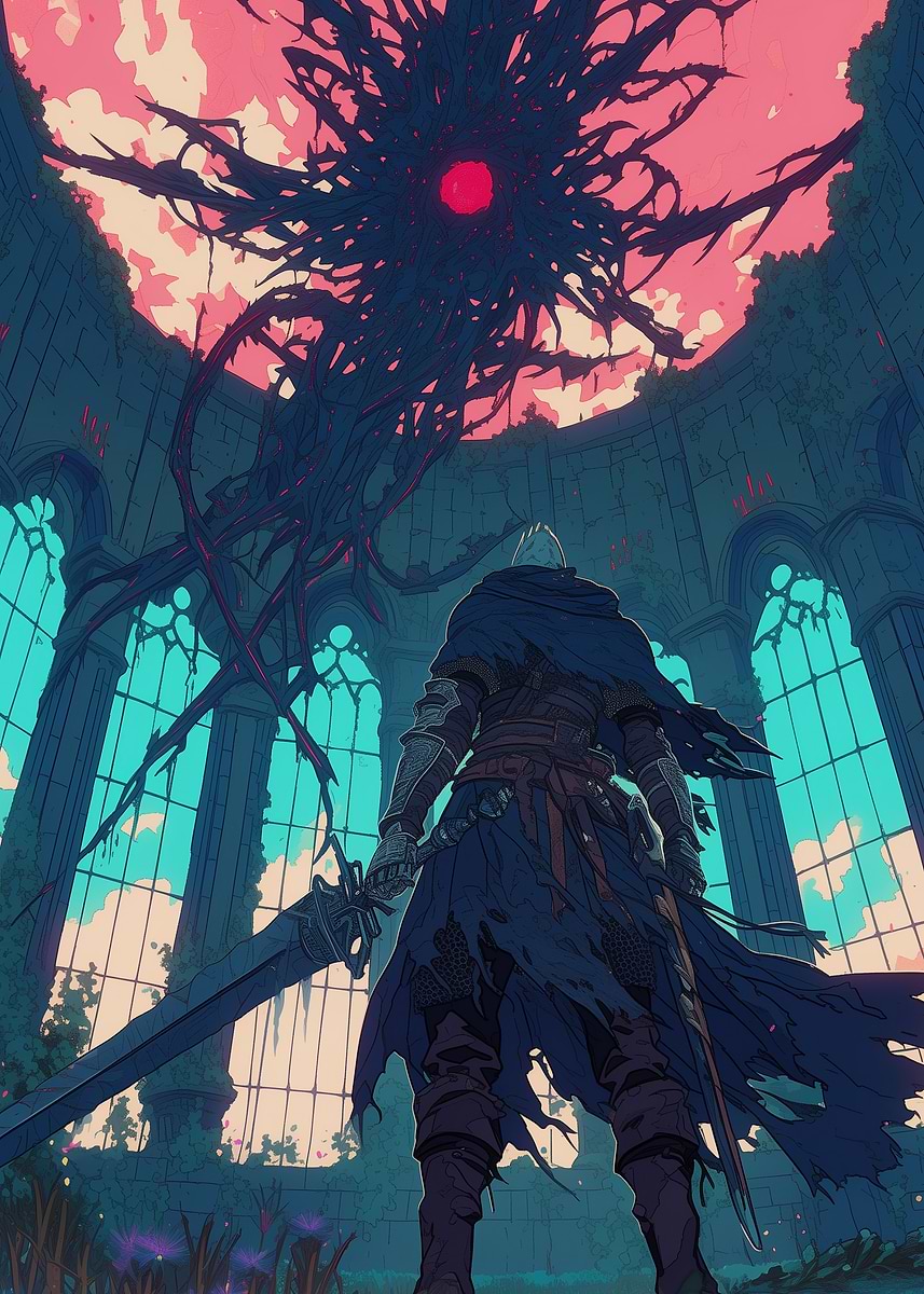 'Dark Fantasy Core' Poster, picture, metal print, paint by Tomorrow ...