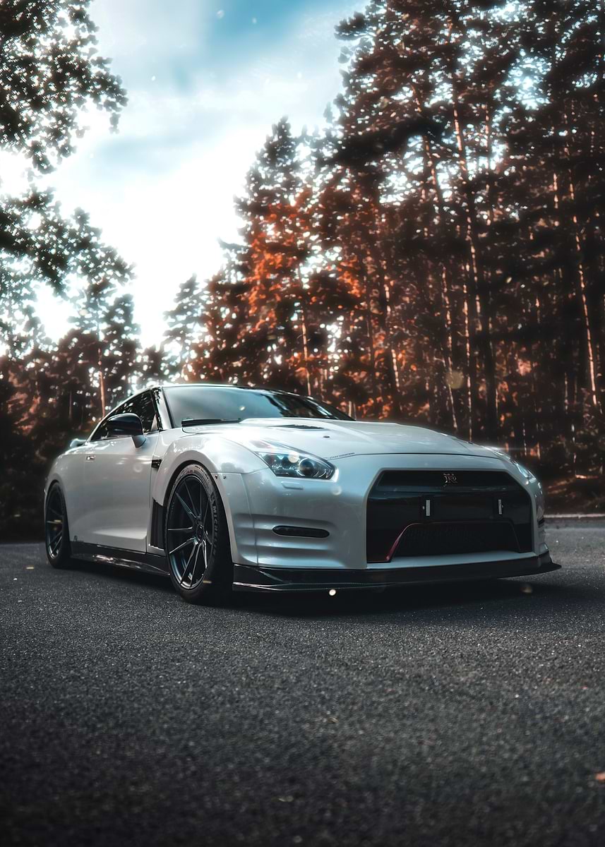 'Nissan R35 GTR' Poster, picture, metal print, paint by Shaheen Khan ...