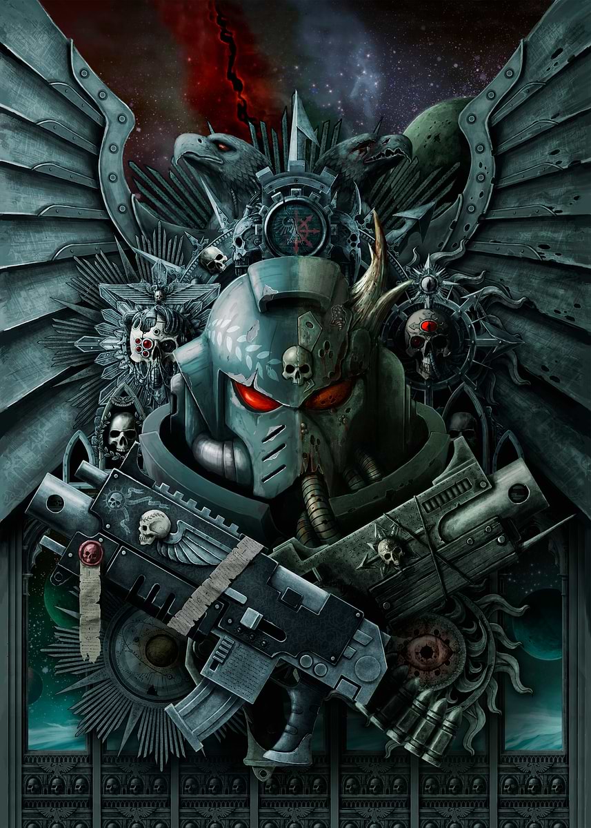 'Dark Imperium' Poster, picture, metal print, paint by Warhammer | Displate