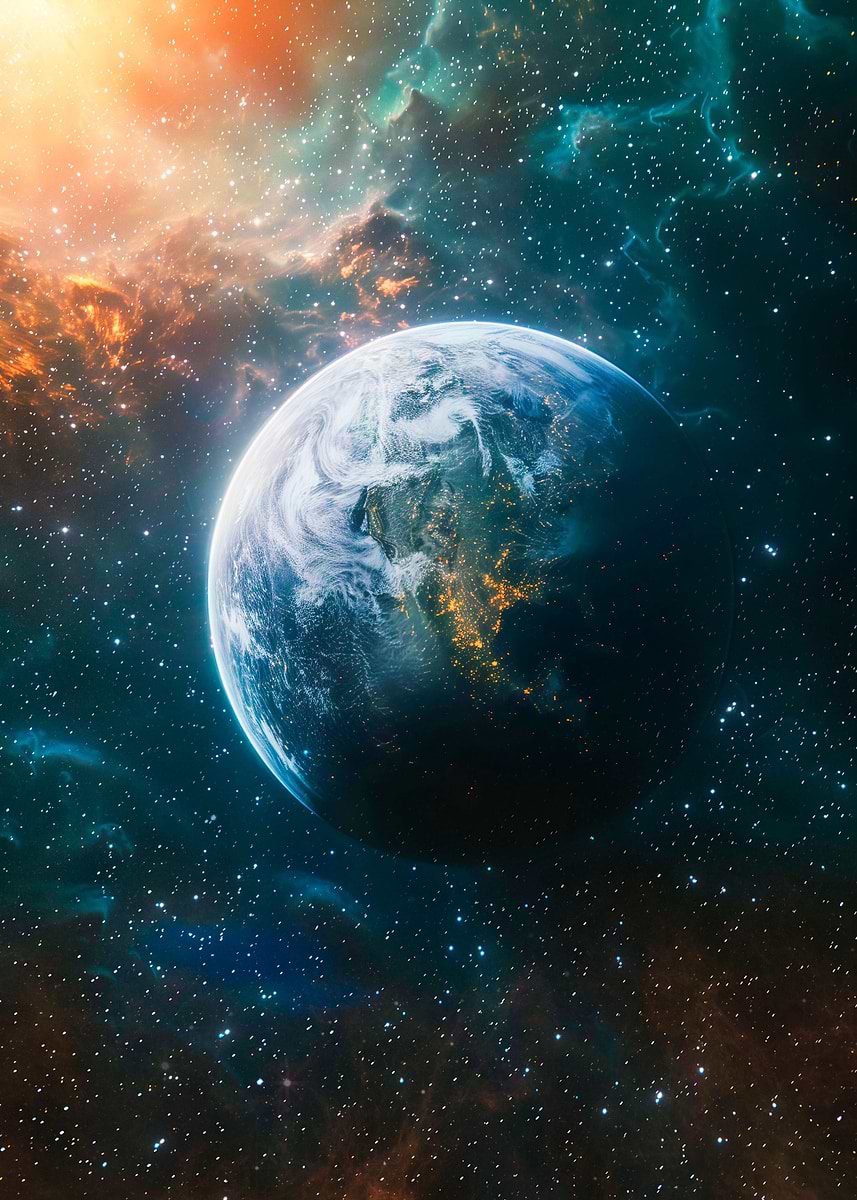 'Beautiful Earth' Poster, picture, metal print, paint by Michael de ...
