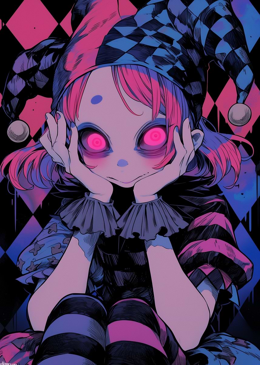 'Jester Core' Poster, picture, metal print, paint by Tomorrow Artz ...