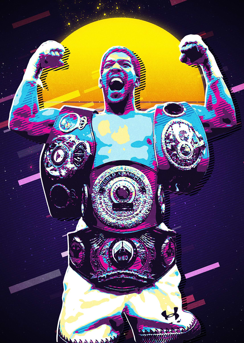 'Anthony Joshua' Poster, picture, metal print, paint by GoD Zilla ...