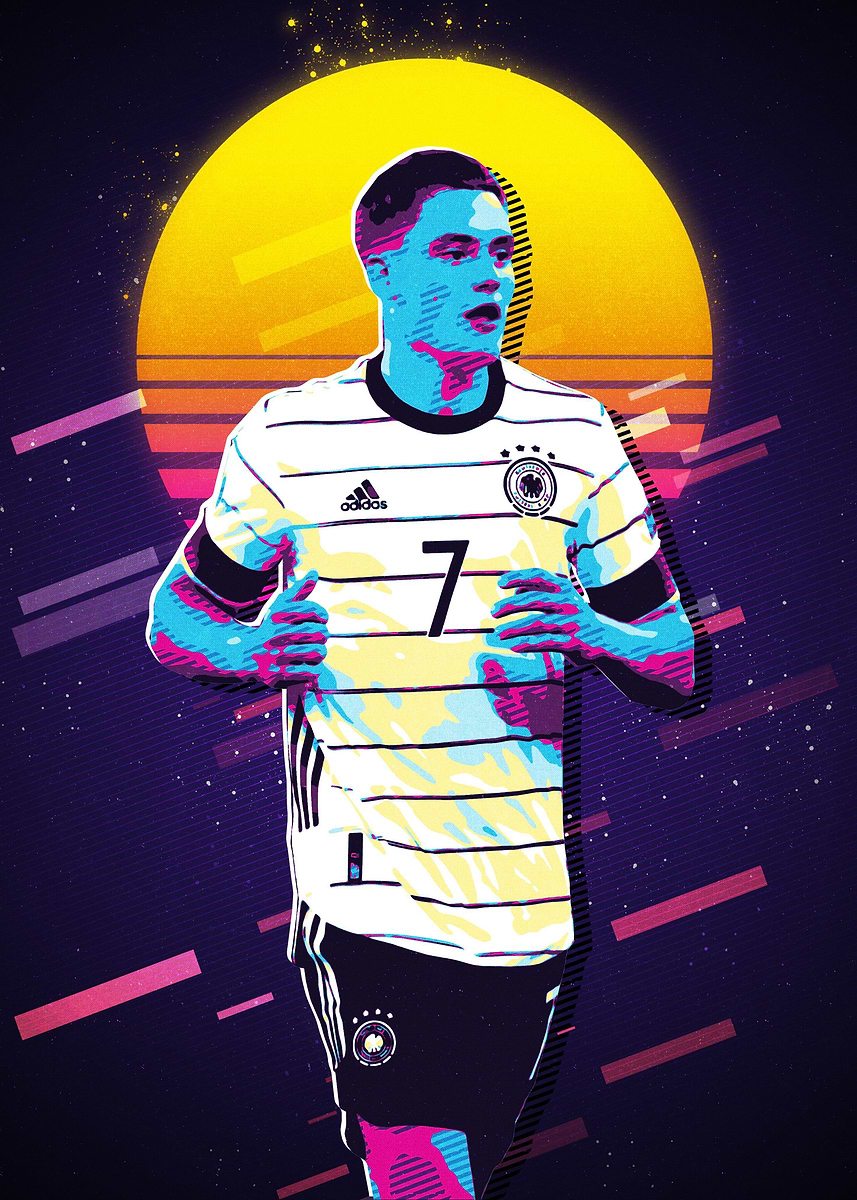 'Florian Wirtz' Poster, picture, metal print, paint by GoD Zilla | Displate