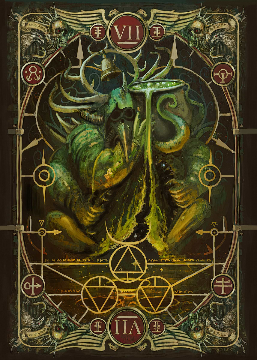 'VII - The Great Corruptor' Poster, picture, metal print, paint by ...