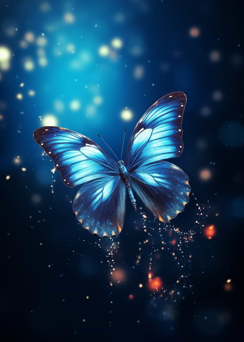 'Beautiful Butterfly' Poster, picture, metal print, paint by Conor ...