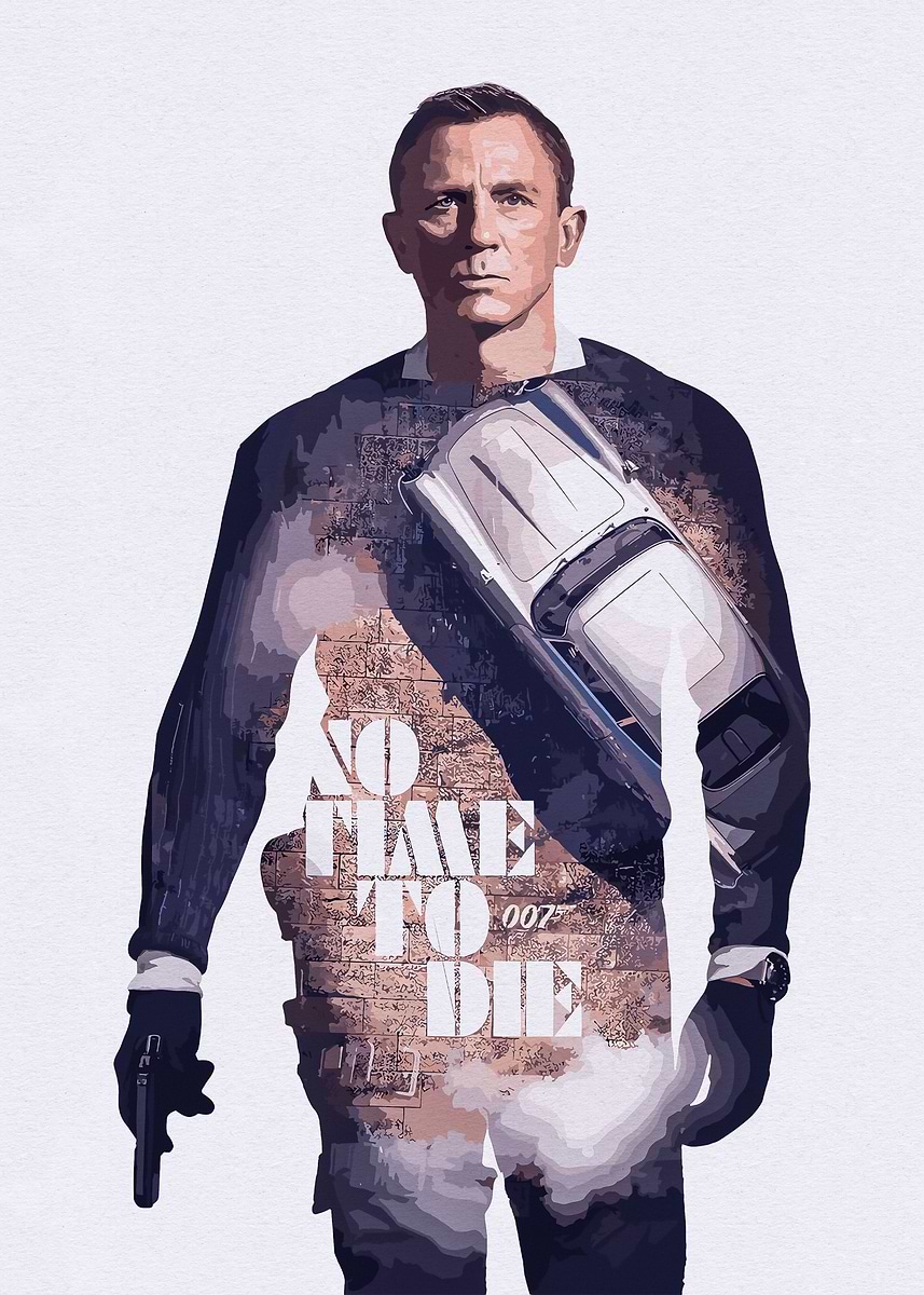 '007 Movie Poster' Poster, picture, metal print, paint by NuMaNi Art ...