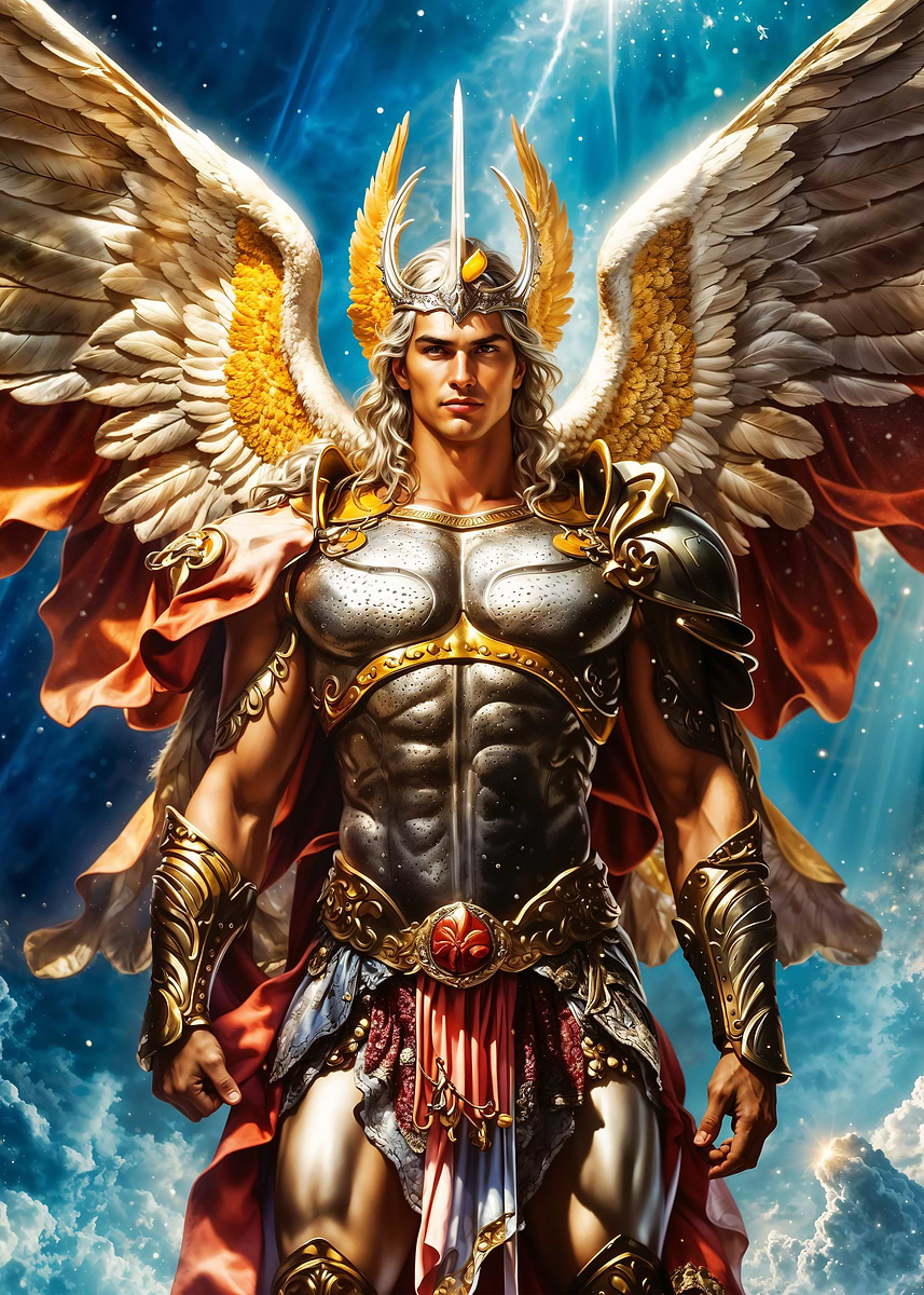'Celestial Sovereign' Poster, picture, metal print, paint by ...