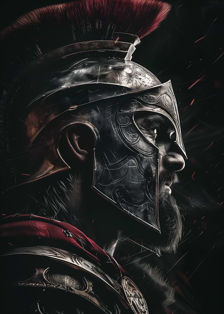 'King Leonidas Spartan Come' Poster, picture, metal print, paint by ...