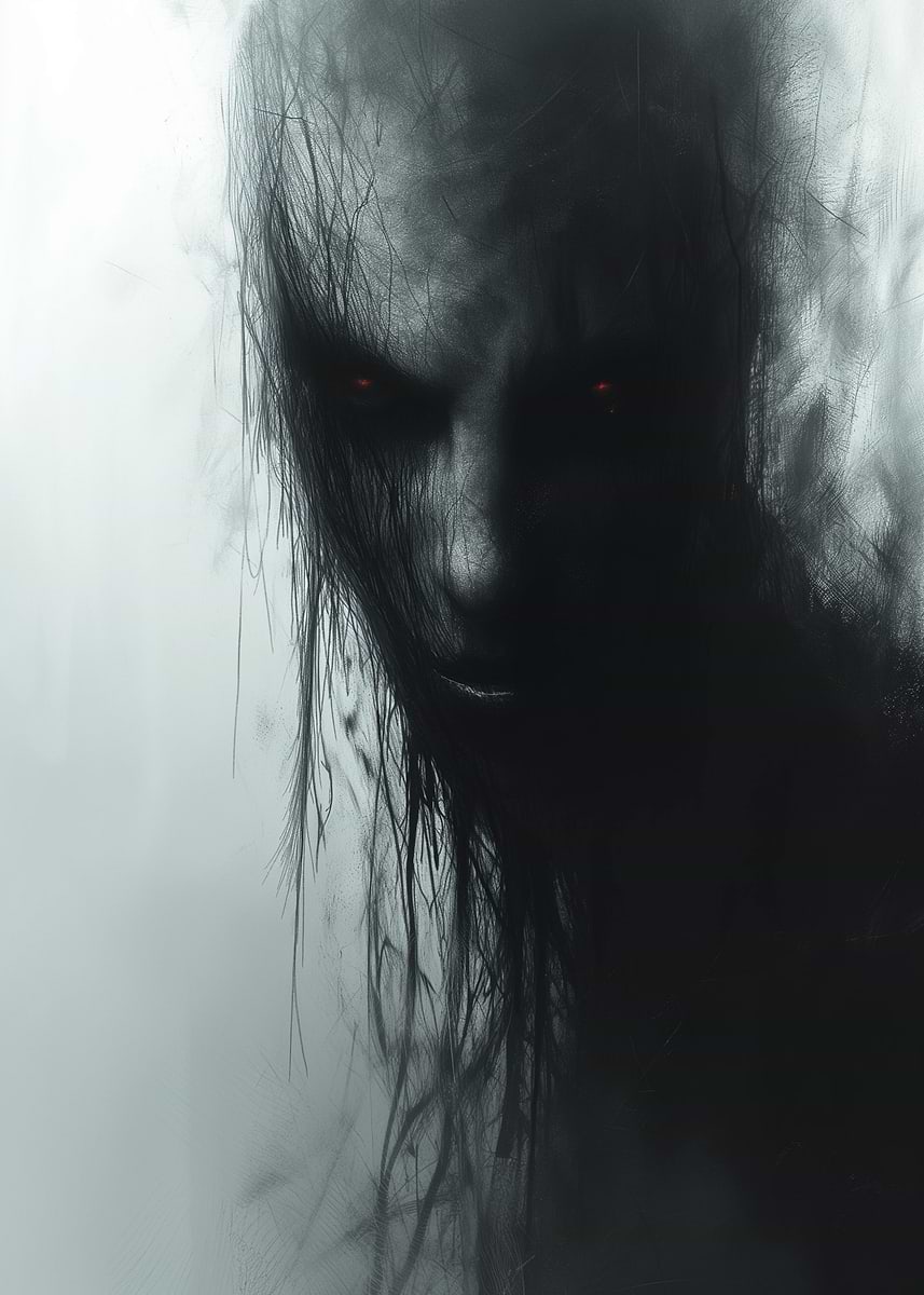 'Creeping Shadow' Poster, picture, metal print, paint by ...