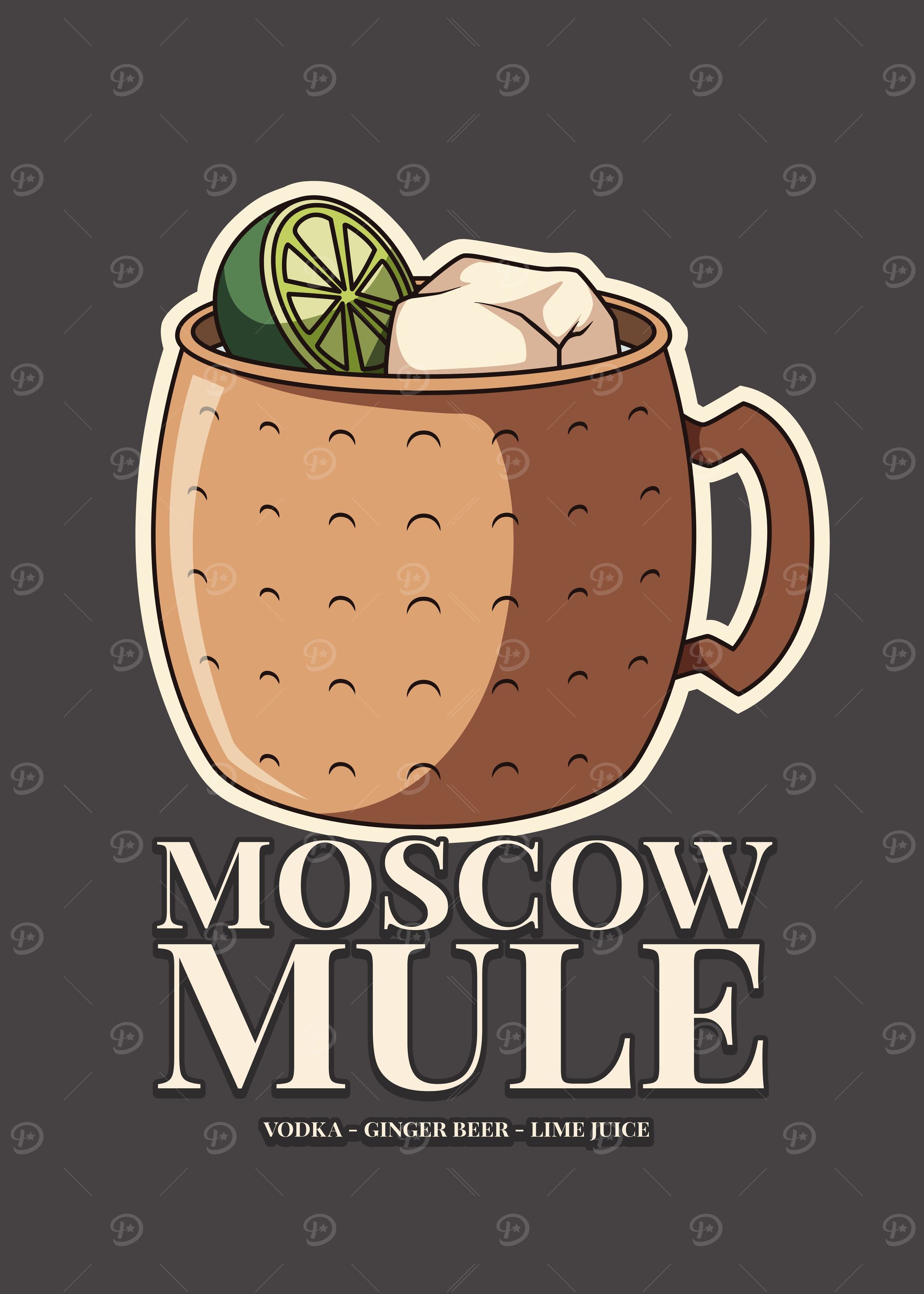 'Moscow Mule' Poster, picture, metal print, paint by Conceptual ...