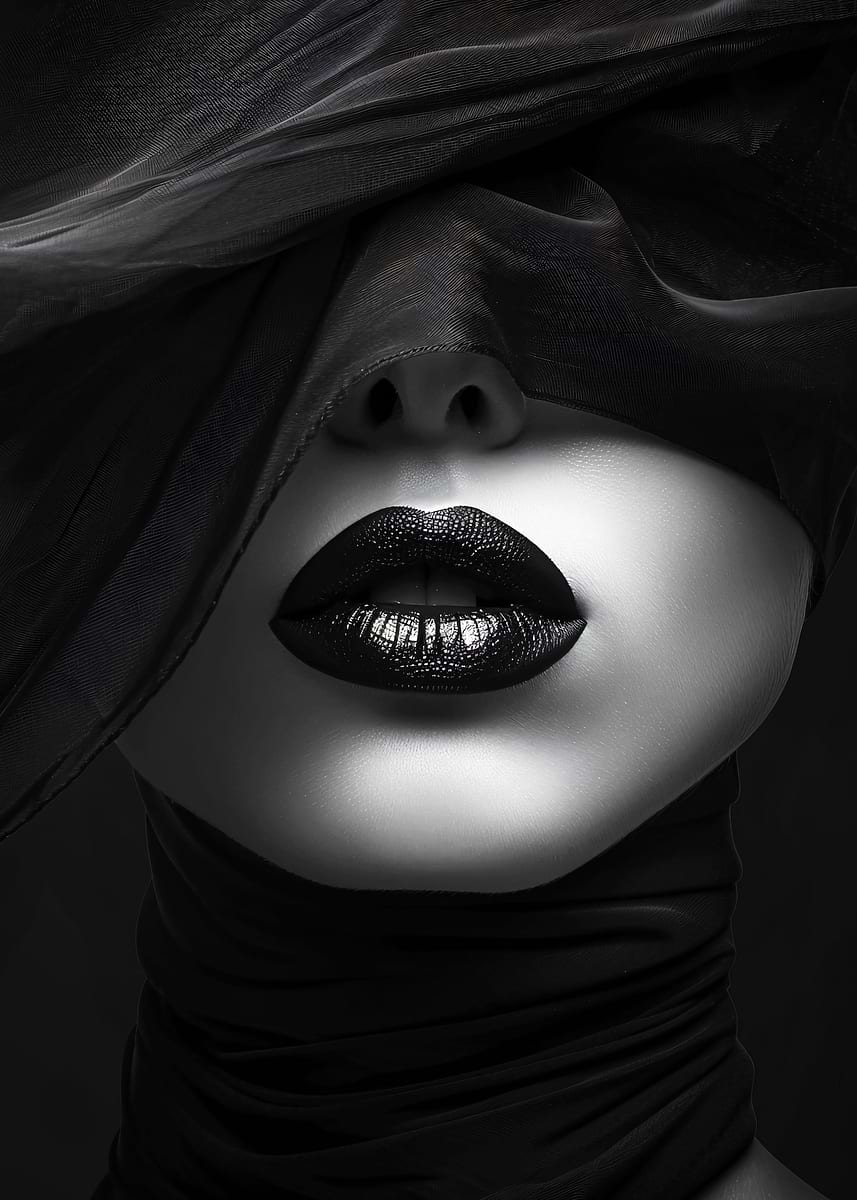 'Mysterious Face' Poster, picture, metal print, paint by Undermountain ...