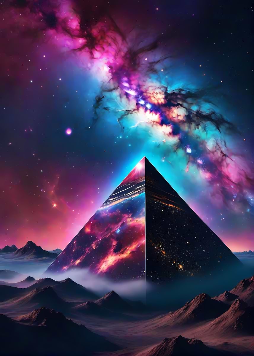 'Triangulum Galaxy' Poster, picture, metal print, paint by Gangster Art ...